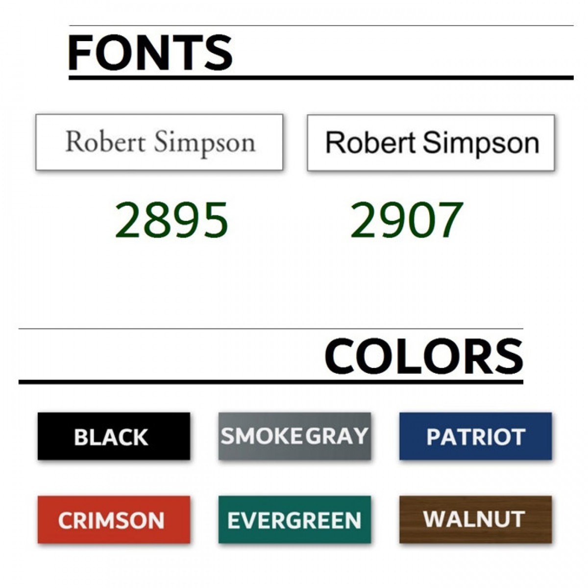 Name Strips - NAME STRIPS - DIRECTORY - Supplies - Shop