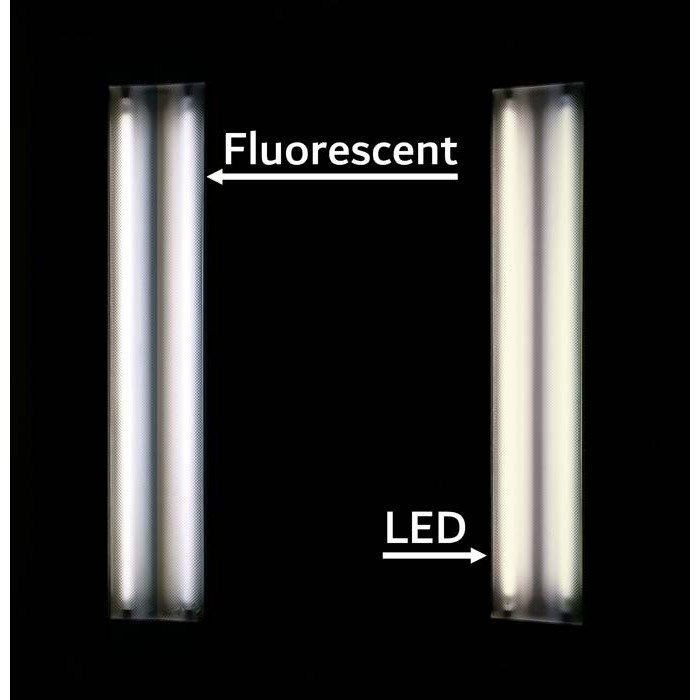 LIGHT FIXTURE- LED or FLRSNT - FIXTURE LIGHT WITH EITHER FLUORESCENT ...